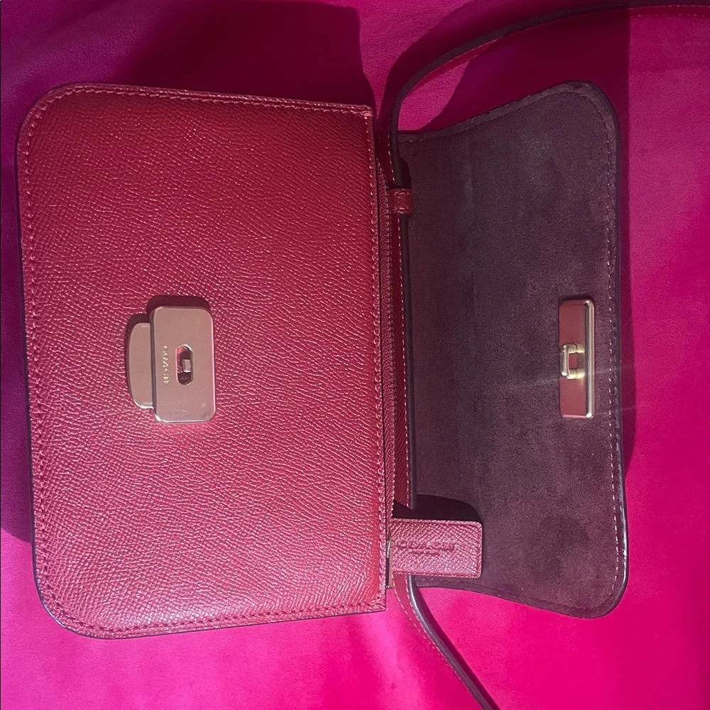 Coach | Bags | Coach Cherry Red Crossbody Bag | Poshmark